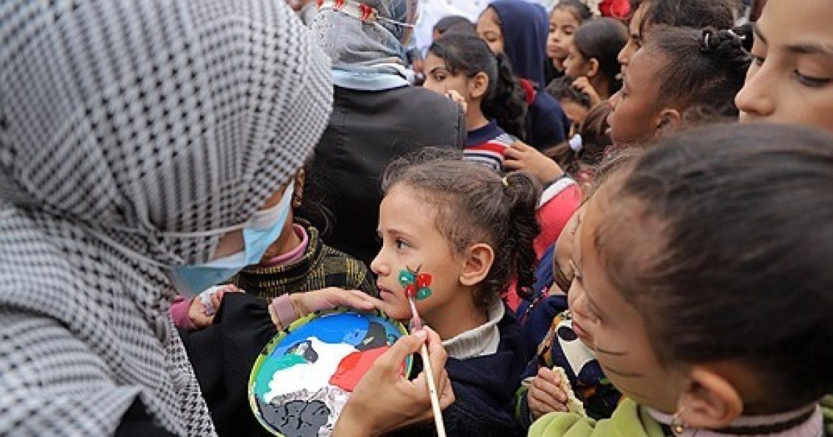 MIDEAST-GAZA-RAFAH-CHILDREN