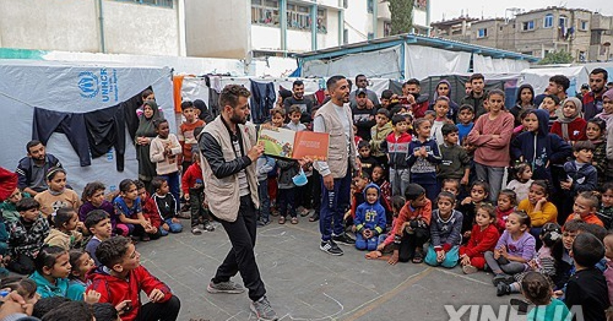 MIDEAST-GAZA-RAFAH-CHILDREN