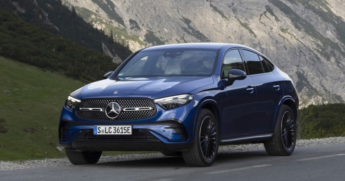 벤츠, 2세대 'GLC 쿠페' 출시…48V 마일드 하이브리드 탑재