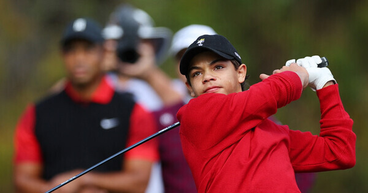 예열 마친 타이거·찰리 우즈 부자, PNC챔피언십 우승 재도전장…티박스가 변수 [PGA]