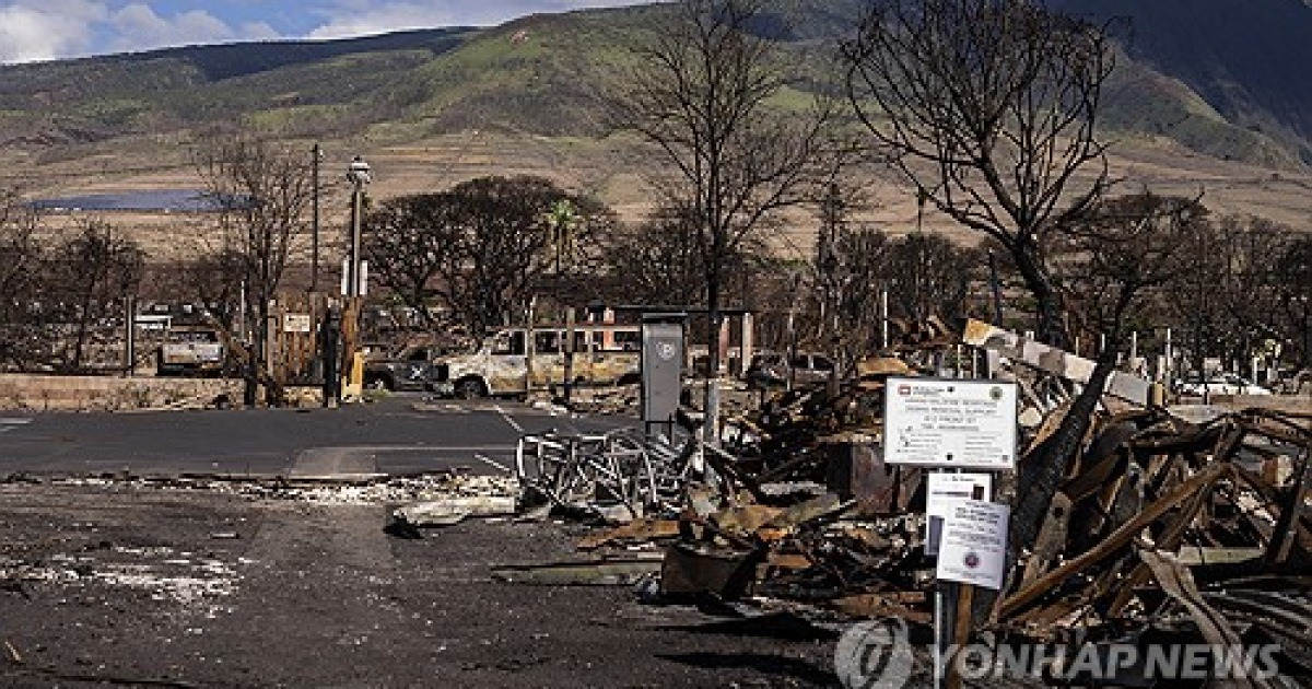 Hawaii Wildfire Front Street