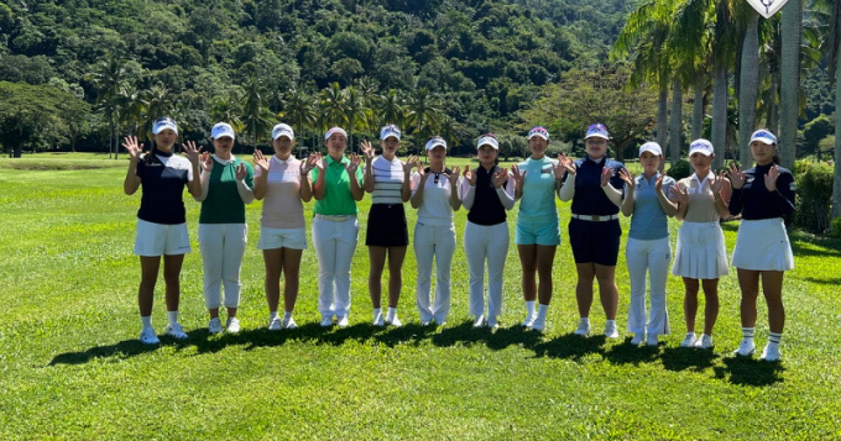 KLPGA 투어 스타 등용문… 캐리어에어컨 MTN 레이디스 루키 챔피언십 '티오프'