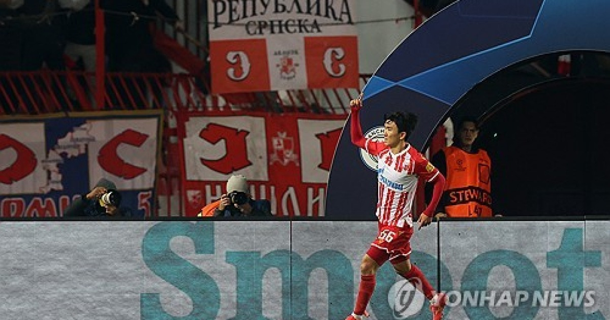 황인범, '지구 최강' 맨시티 혼냈다! UCL 데뷔골 쾅!…1골 1AS+최고 평점