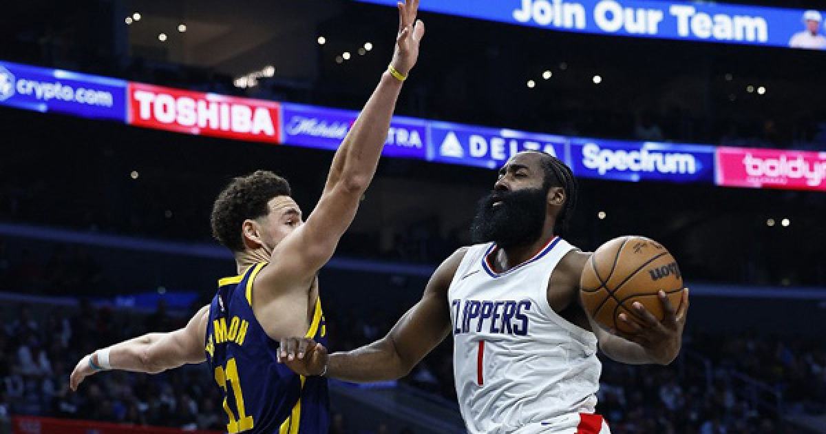 ‘하든 더블 더블’ 클리퍼스, GSW 잡고 6연승 질주 [MK현장]