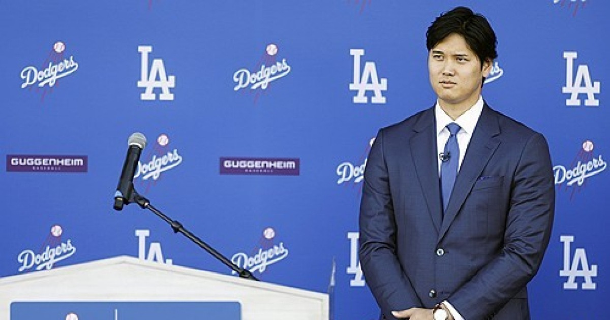 USA LOS ANGELES SHOHEI OTANI DODGERS PRESS CONFERENCE