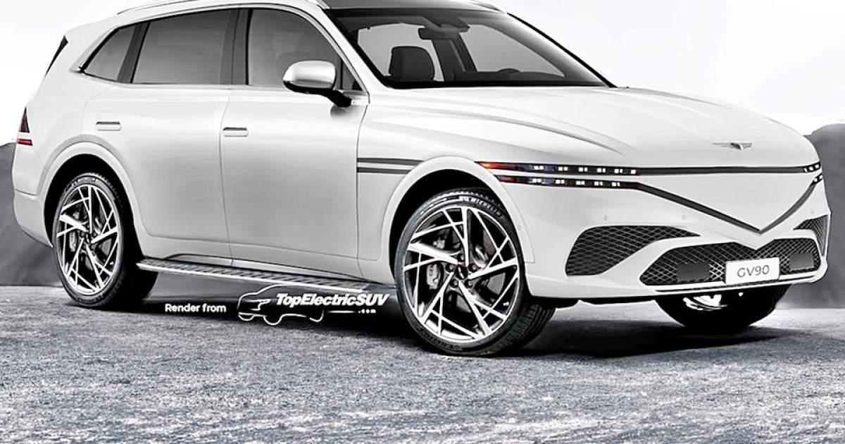 "롤스로이스까지 노린다고?" 제네시스, 대형 전기 SUV 'GV90' 예상도 등장 | M투데이