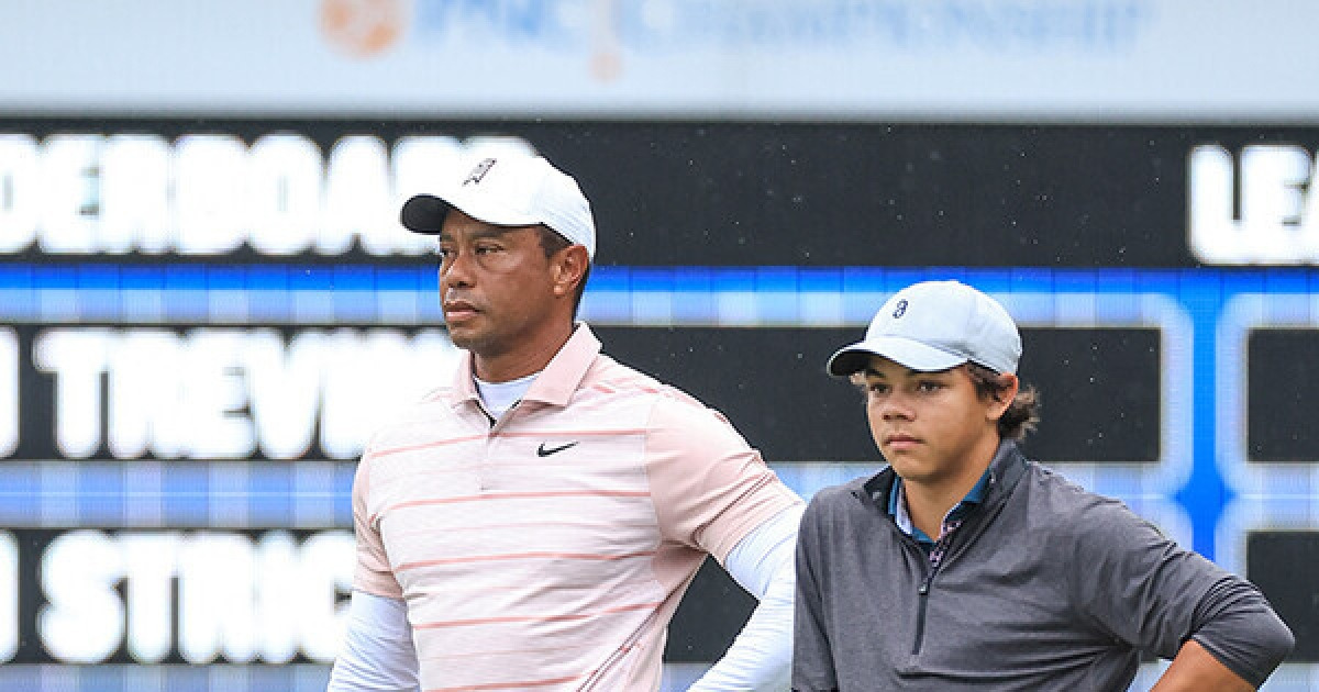 타이거-찰리 우즈 부자, PNC 챔피언십 첫날 공동 11위 [PGA]