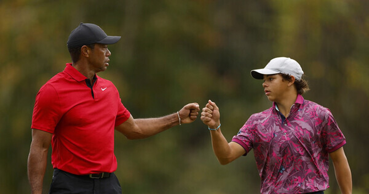 11언더파 몰아친 타이거-찰리 우즈 부자, PNC 챔피언십 공동 5위로 선전 [PGA]