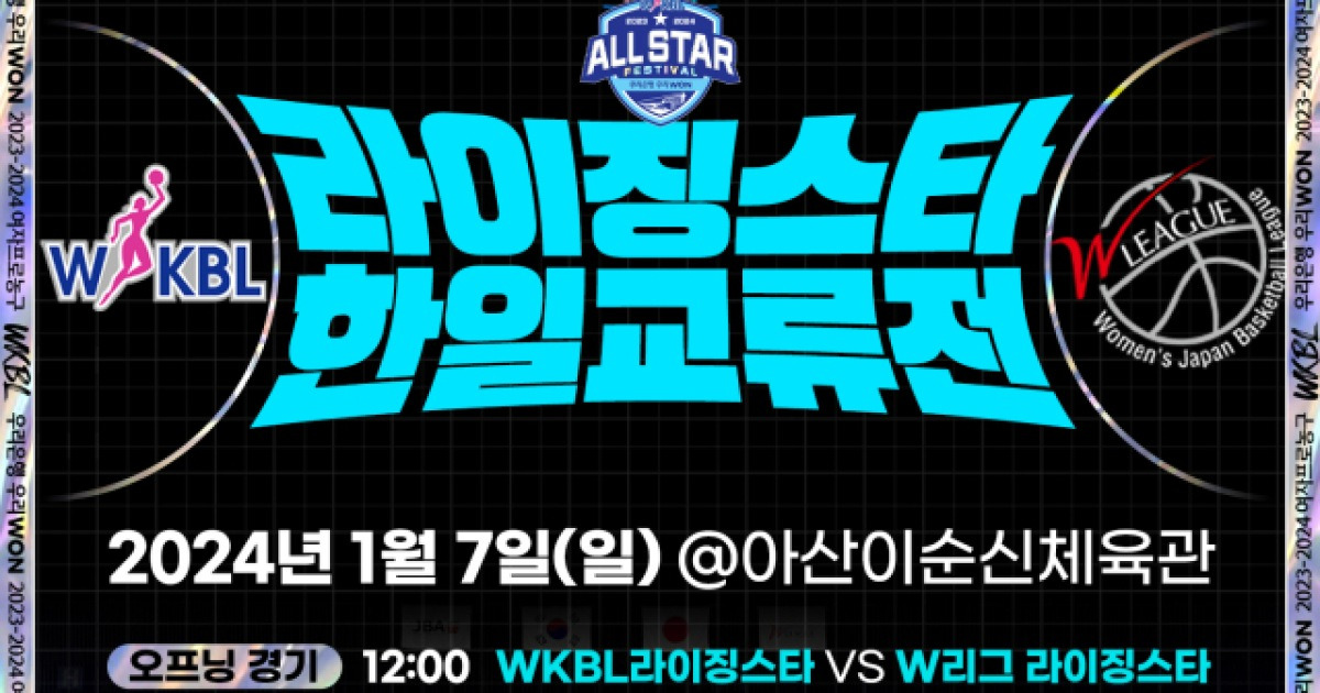 한·일 여자농구 라이징스타, WKBL 올스타 페스티벌에서 맞대결