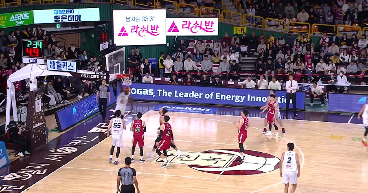 부산 KCC, 창원 LG 꺾고 6연승 질주