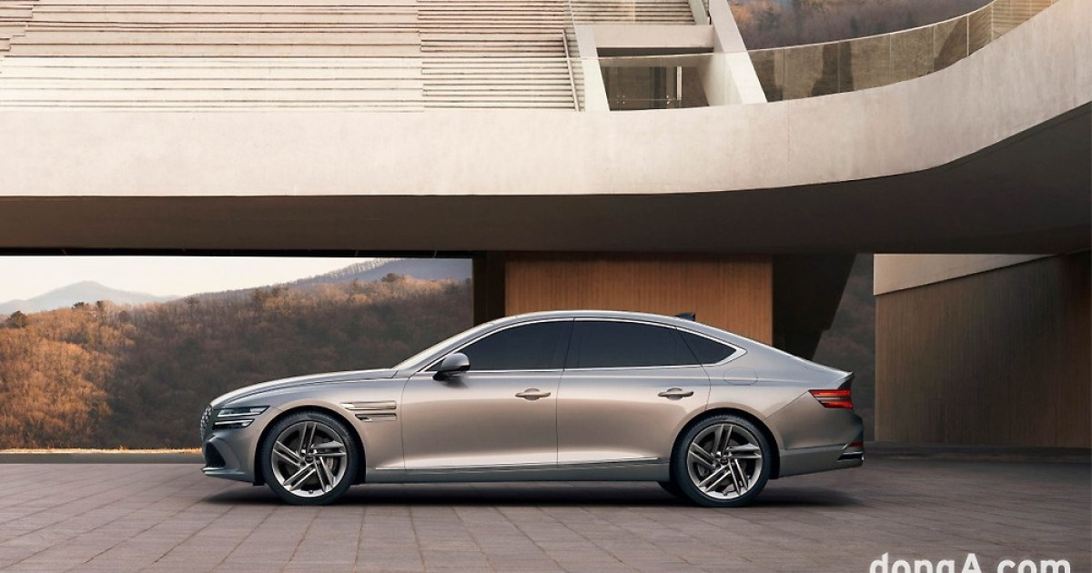 승차감 개선된 제네시스 ‘G80’… 5890만원부터 시작