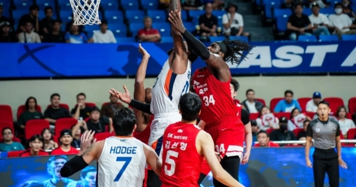 워니 31점·7리바운드·6어시스트, SK EASL 필리핀 원정 1점차 승리, 메랄코 제압