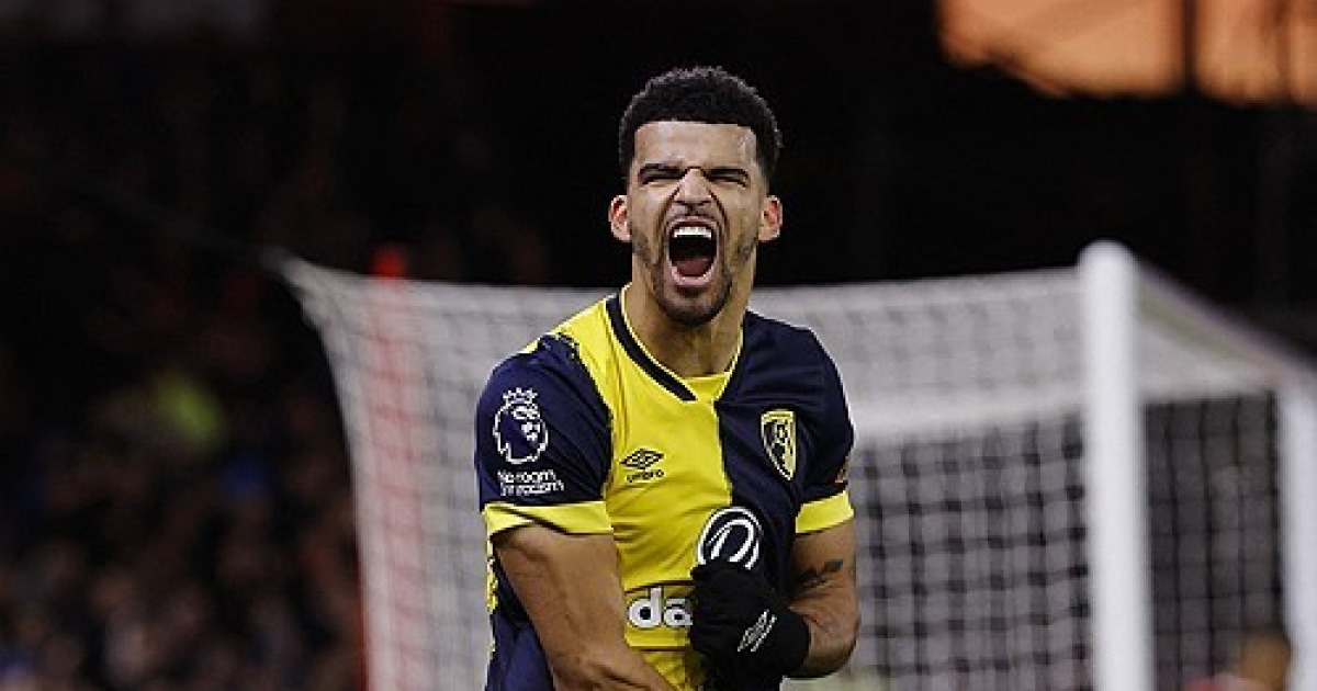 폼 미쳤다!…손흥민 넘은 본머스 FW, EPL '폼 랭킹' 1위+득점 2위→'토트넘 오라'