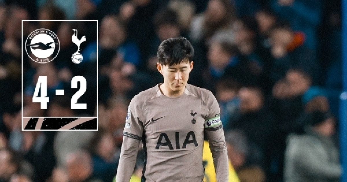 브라이튼 원정 대패 후, ‘캡틴 쏘니’는 팀원들을 독려했다…“지금은 서로 손가락질할 때 아니야” [EPL]