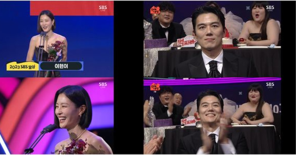 '대상 후보' 이현이, 2년 연속 SBS 딸 상 수상 "♥홍성기, 나의 동반자"('SBS 2023 연예대상')
