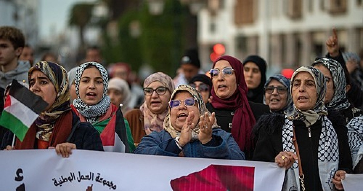 MOROCCO PROTEST ISRAEL GAZA CONFLICT