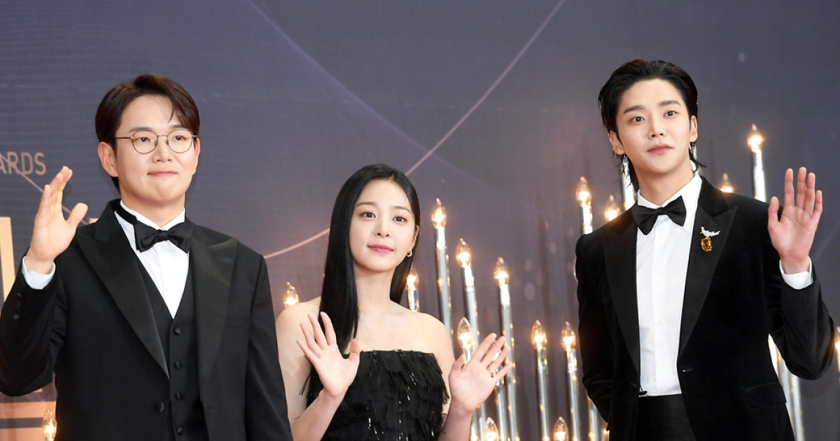 장성규x로운x설인아, 2023 KBS 연기대상 3MC [포토엔HD]