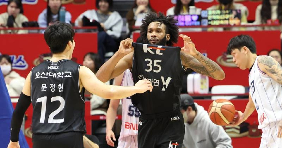 [IS 수원] '배스 44점+문정현 결승 득점' KT, KCC 격파하고 4연승 질주