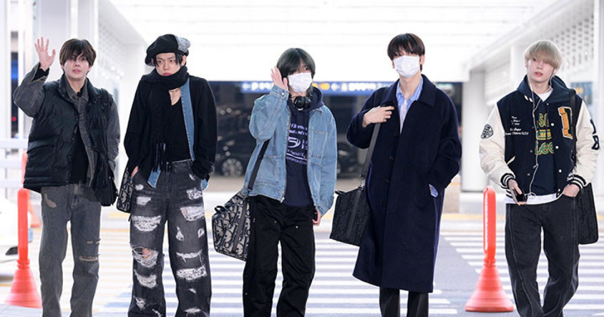 TXT's Airport Outfits Show off Each Member's Unique Personality [Ms Album]