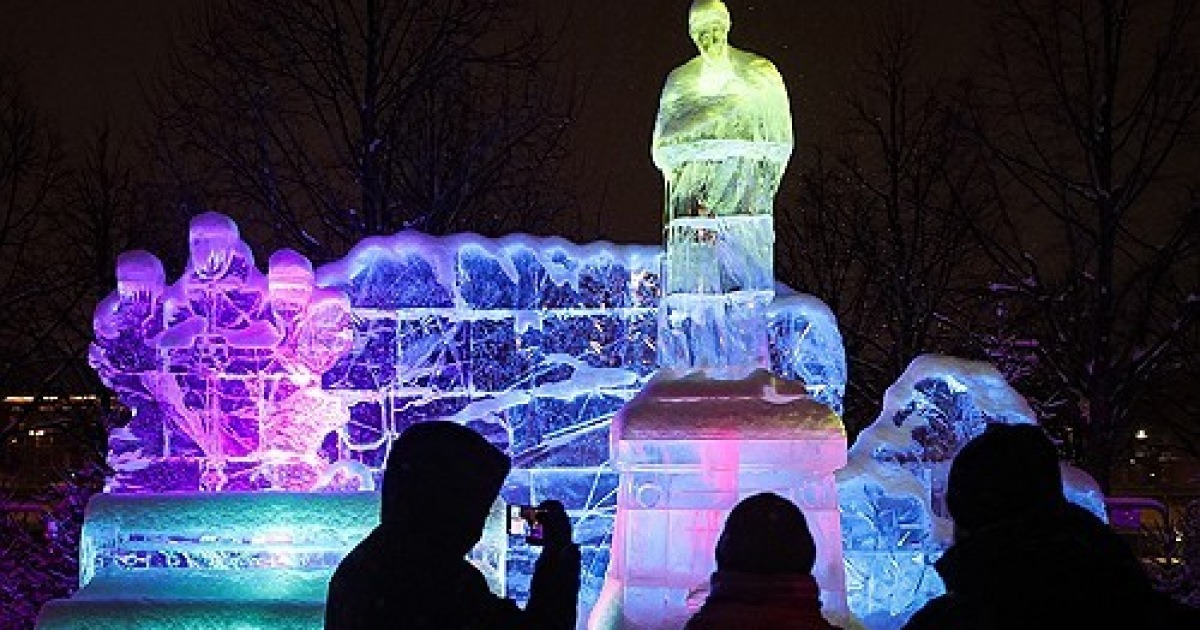 RUSSIA ICE SCULPTURES