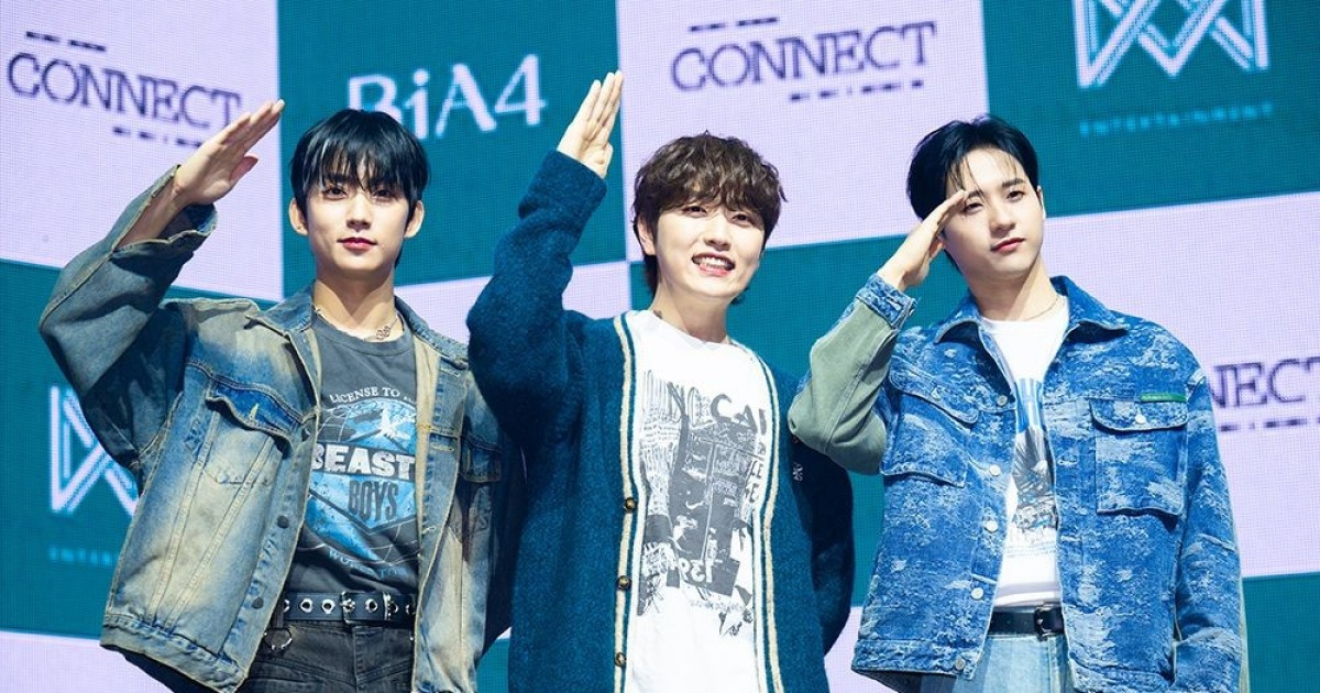 [T포토] B1A4 '오랜만에 돌아왔어요'