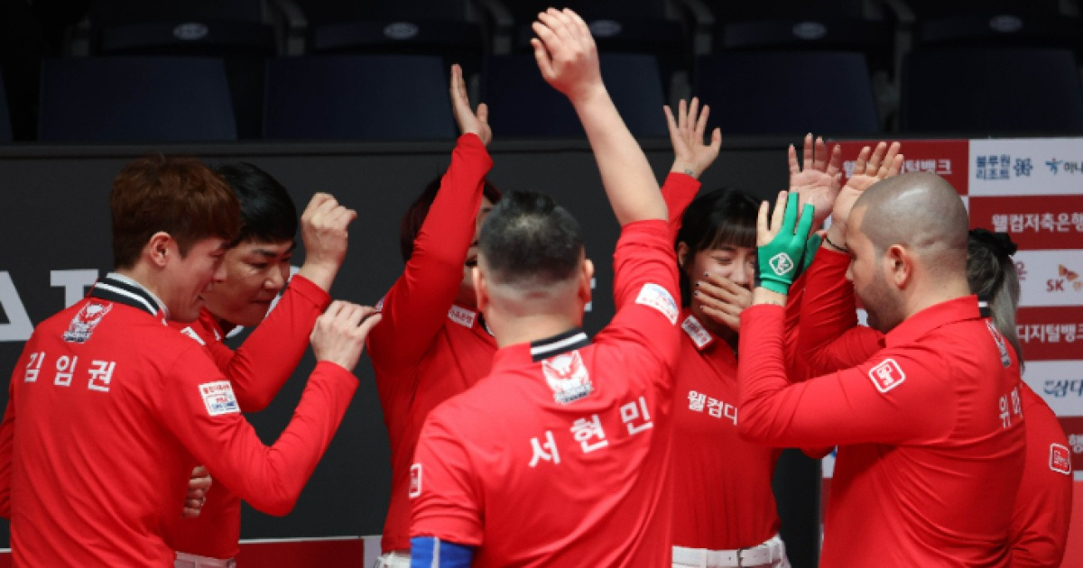 '기사회생, 女 챔프들의 힘' 웰컴저축은행, PBA 팀 리그 PS 포기 못 해