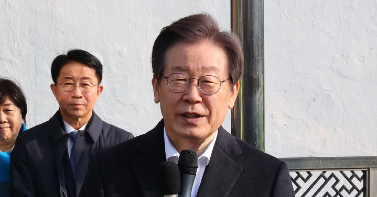 입장 밝히는 이재명 대표