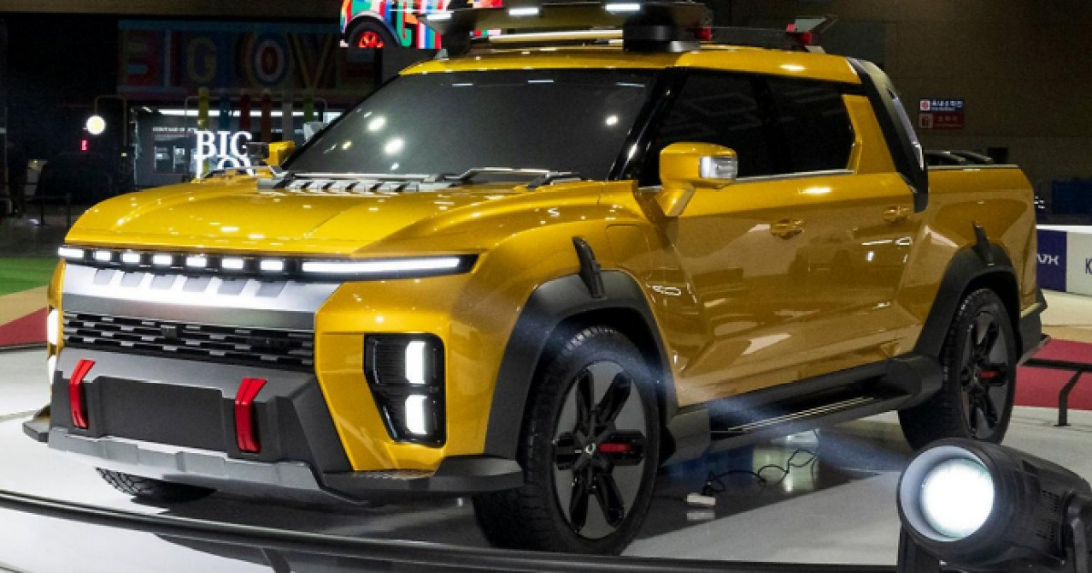 KGM, 전기 픽업트럭 `O100`에 탑재될 무선충전 기술 공개 | 오토얼라인먼트