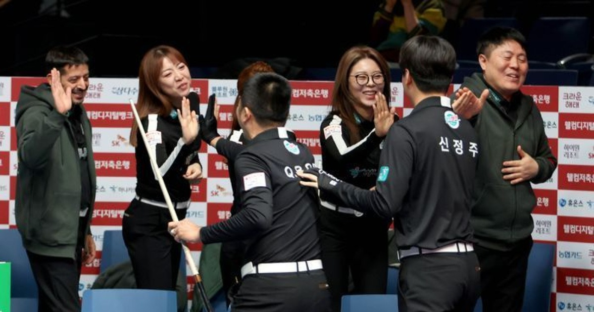 ‘베트남 특급’ 앞세운 하나카드, PBA 팀리그 5R 공동 선두 도약