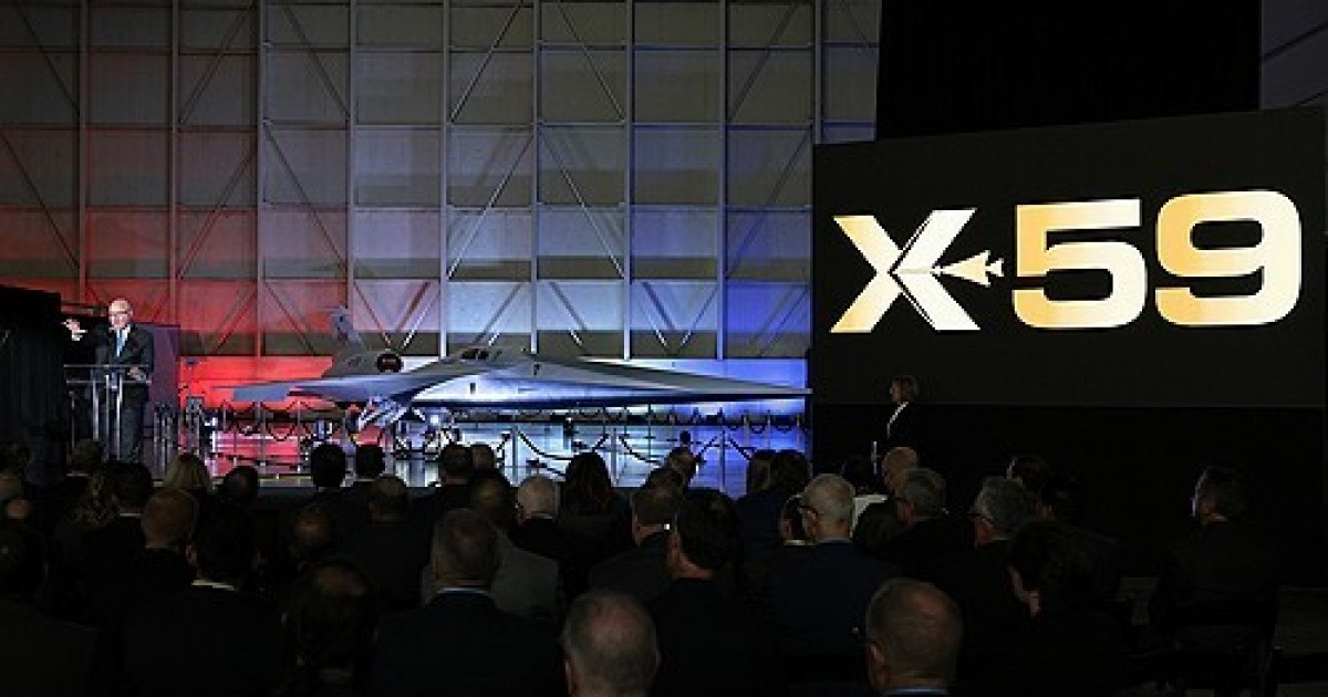 USA NASA LOCKHEED MARTIN X-59 AIRCRAFT