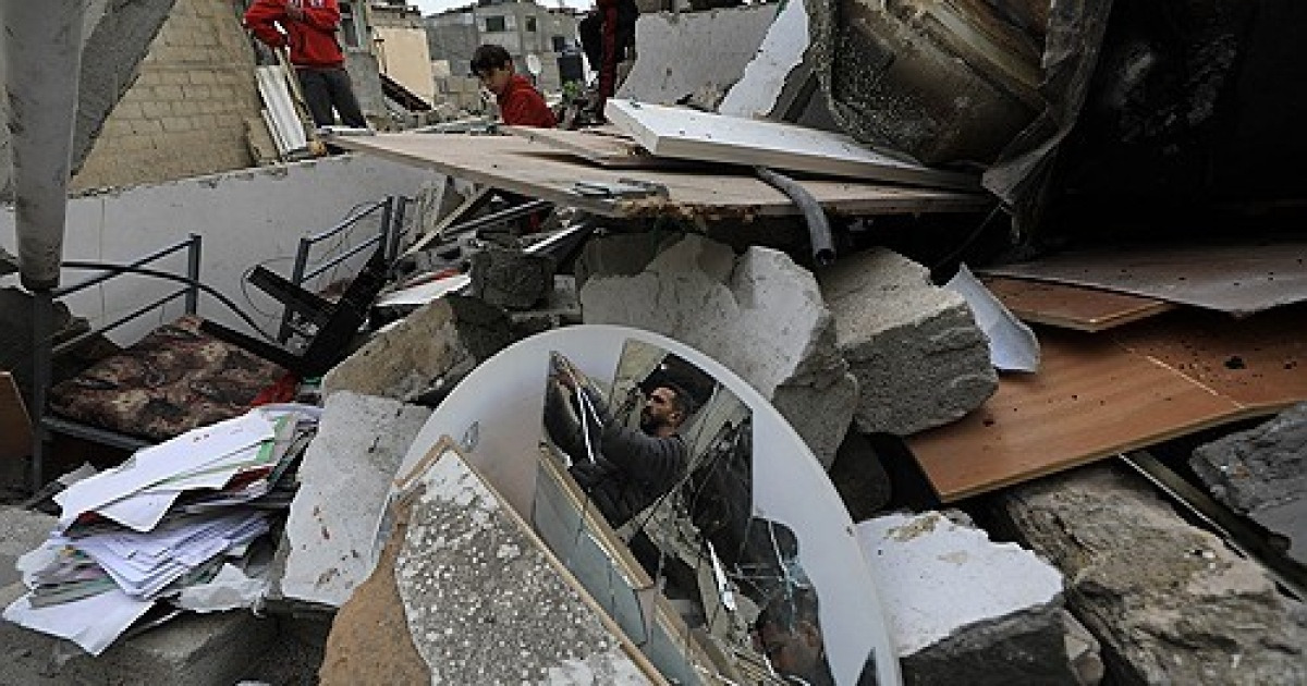 MIDEAST-GAZA-RAFAH-ISRAEL-AIRSTRIKE-AFTERMATH