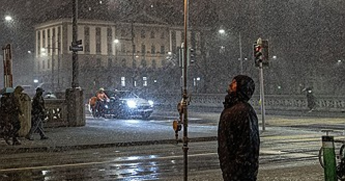 SWITZERLAND-ZURICH-SNOW