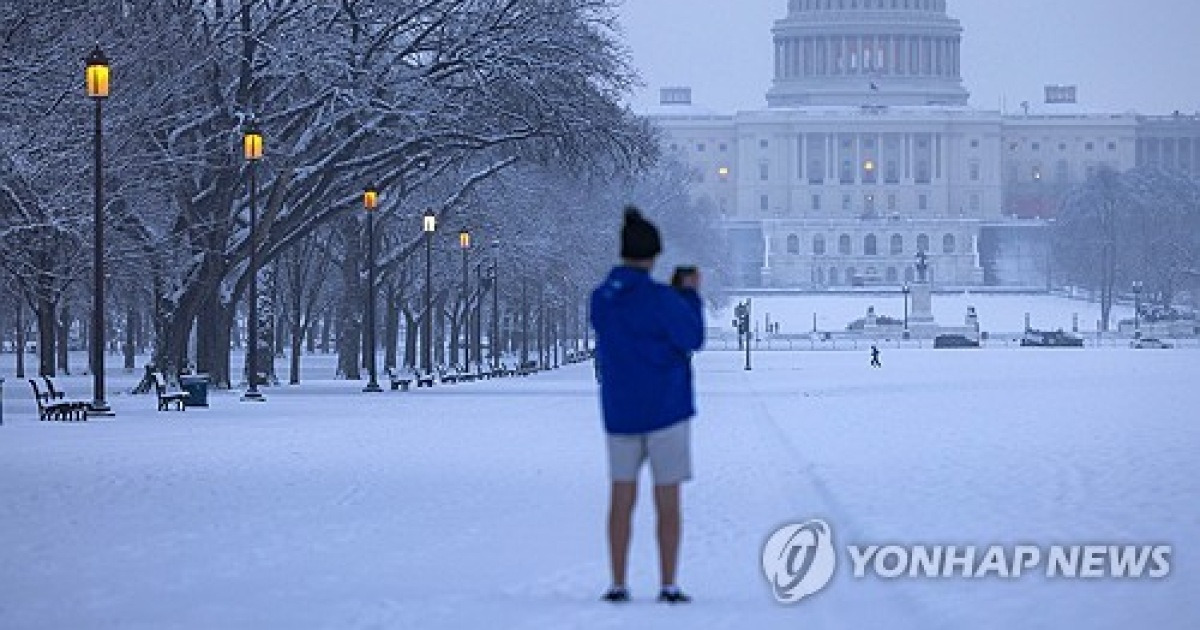USA WEATHER SNOW DC
