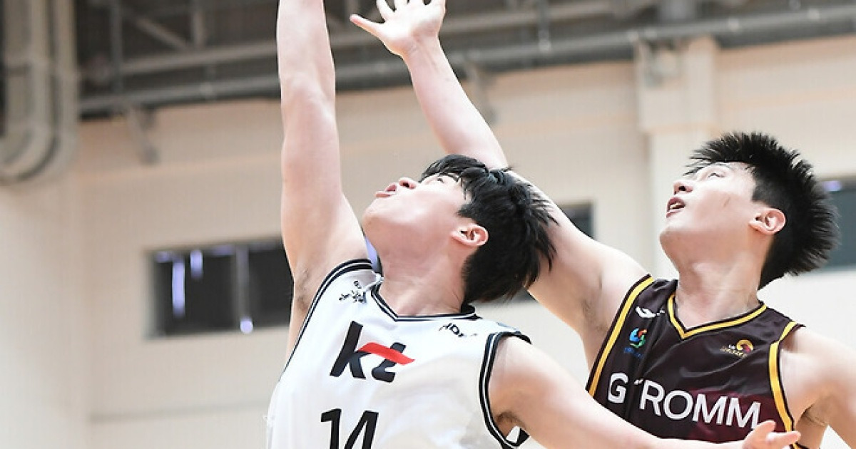 [JB포토] KBL D리그, KT 박찬호 '리바운드는 내가 잡는다'