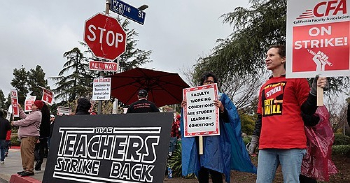USA CAL STATE UNIVERSITY STRIKE