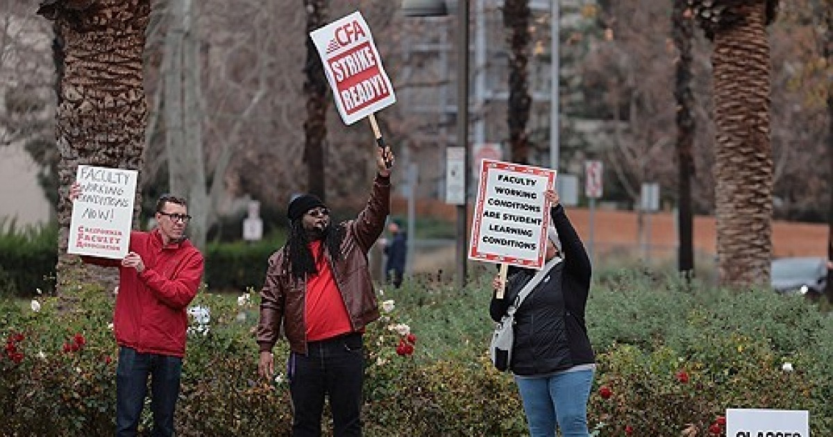 USA CAL STATE UNIVERSITY STRIKE