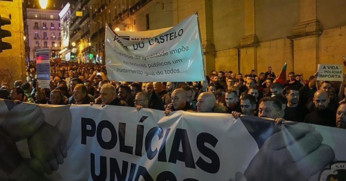 Portugal Police Protest