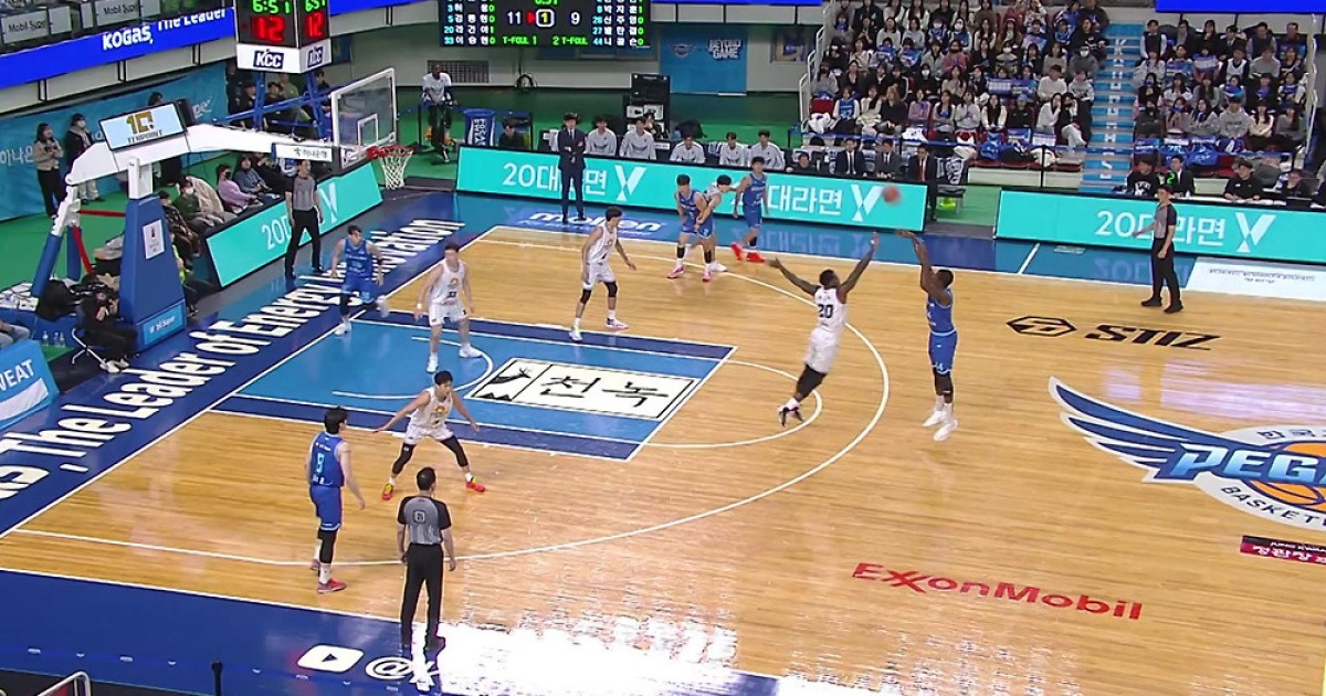 한국가스공사, KCC 잡고 홈 4연승·공동 7위로 상승