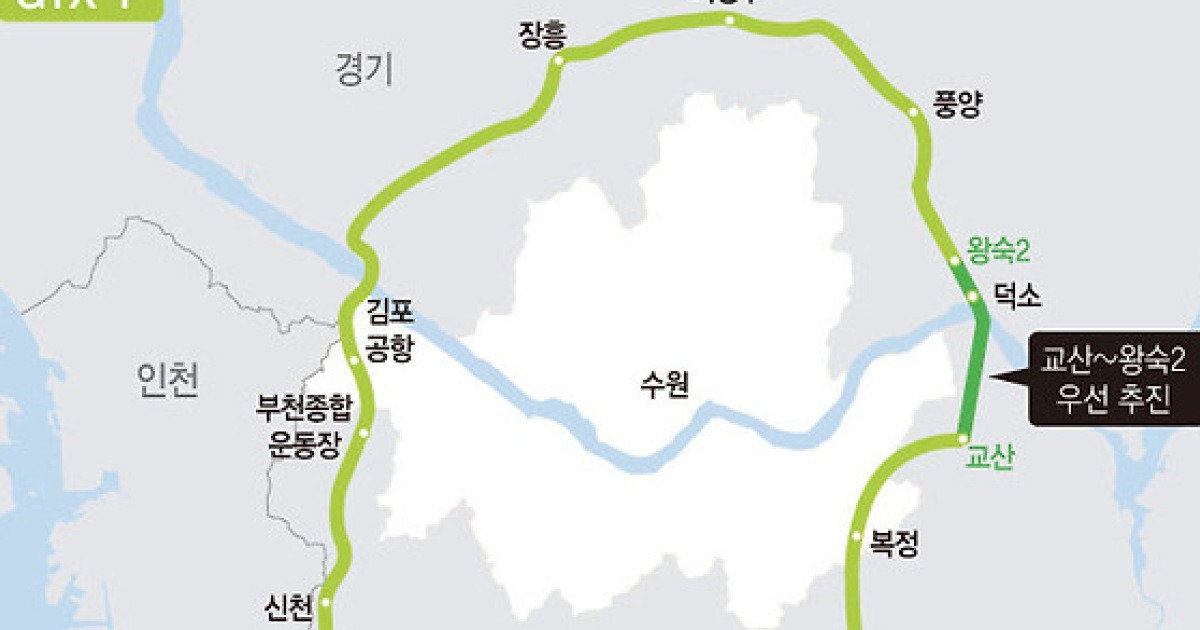 [그래픽] 더블 Y자·강북 횡단·외곽 순환…GTX-D·E·F 노선