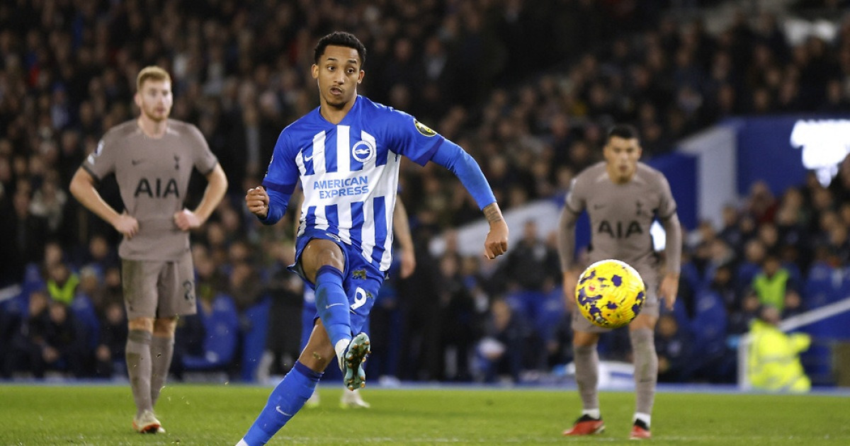 '거상' 브라이턴 또 꿀영입 성공했다...신입생 FW, 손흥민-살라 제치고 EPL 선수 중 '득점 2위'