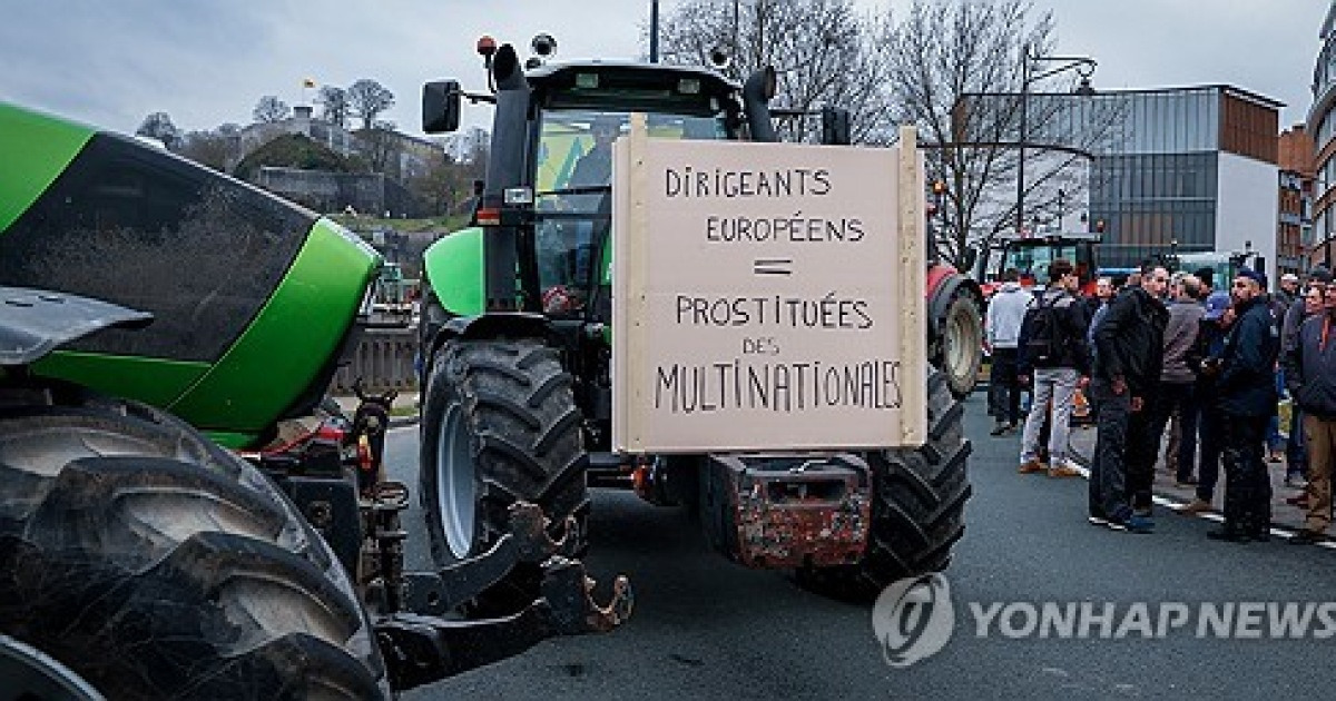 BELGIUM FARMERS PROTEST