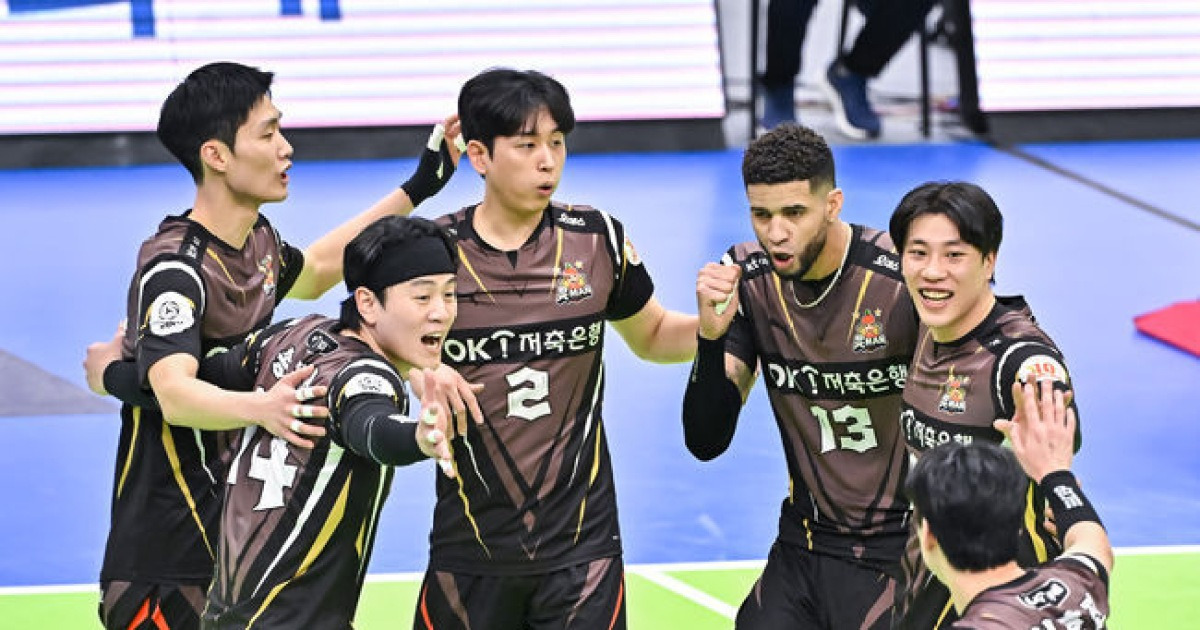 "과신하지 말자" 4R 전승 달린 OK금융그룹, 상승세 타고 3위 올라서나