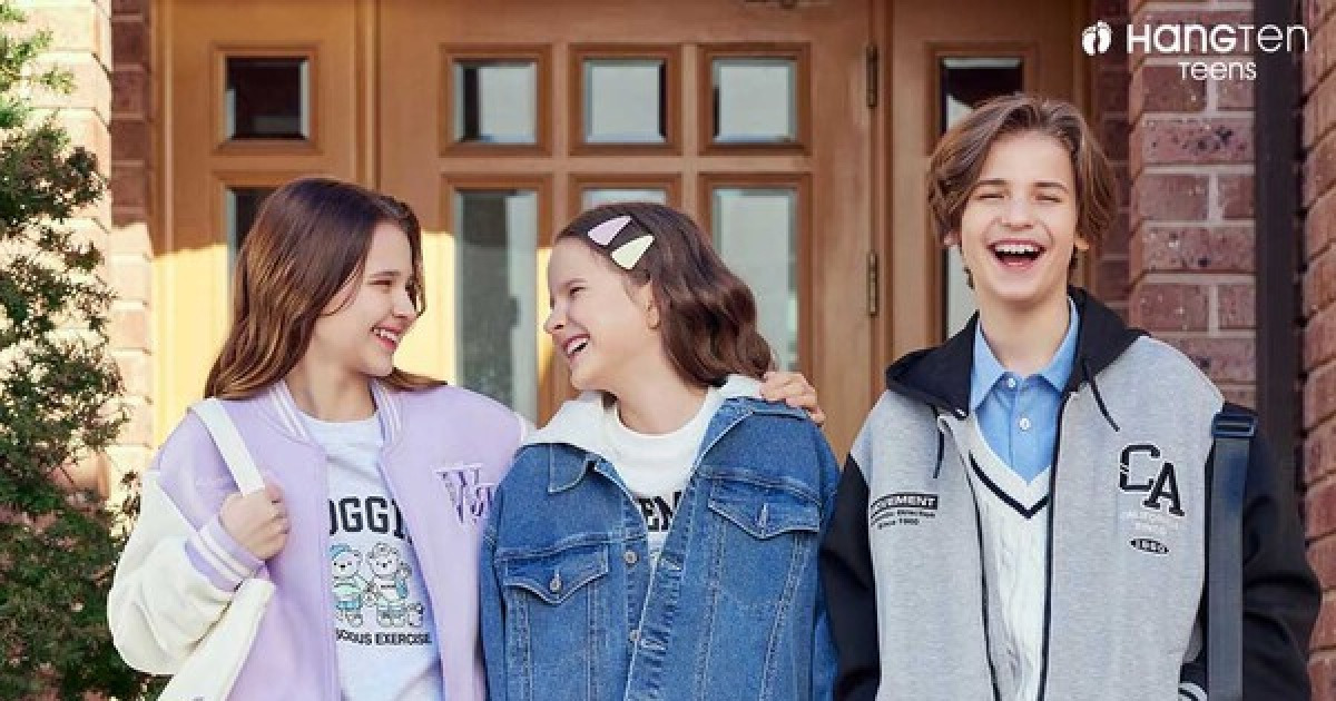 HANGTEN TEENS (행텐 틴즈) 아메리칸 캐주얼 무드의 신학기 봄신상 24SS 캠페인 공개