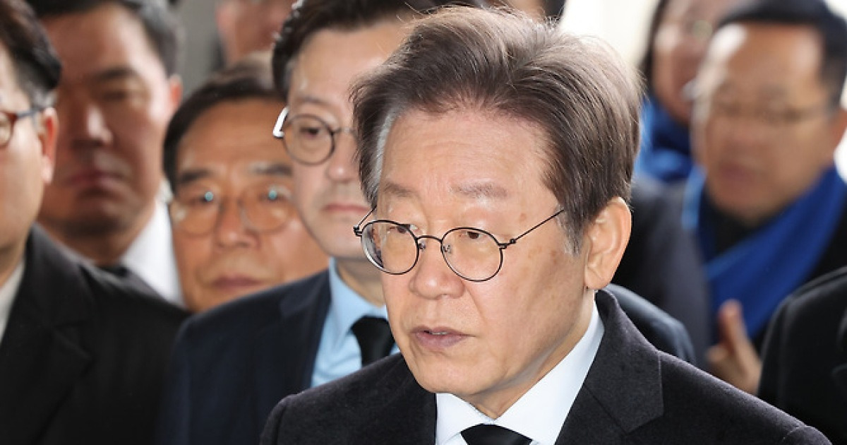 선거제 입장 밝히는 이재명 대표