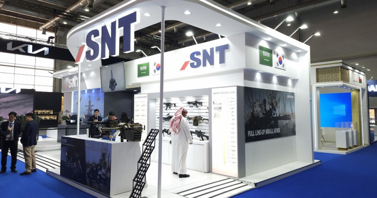 SNT모티브·SNT다이내믹스 국제방산전시회서 중동시장 공략