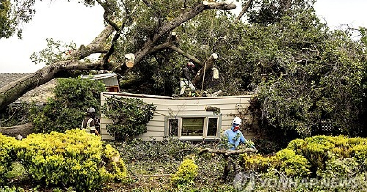 APTOPIX California Storms