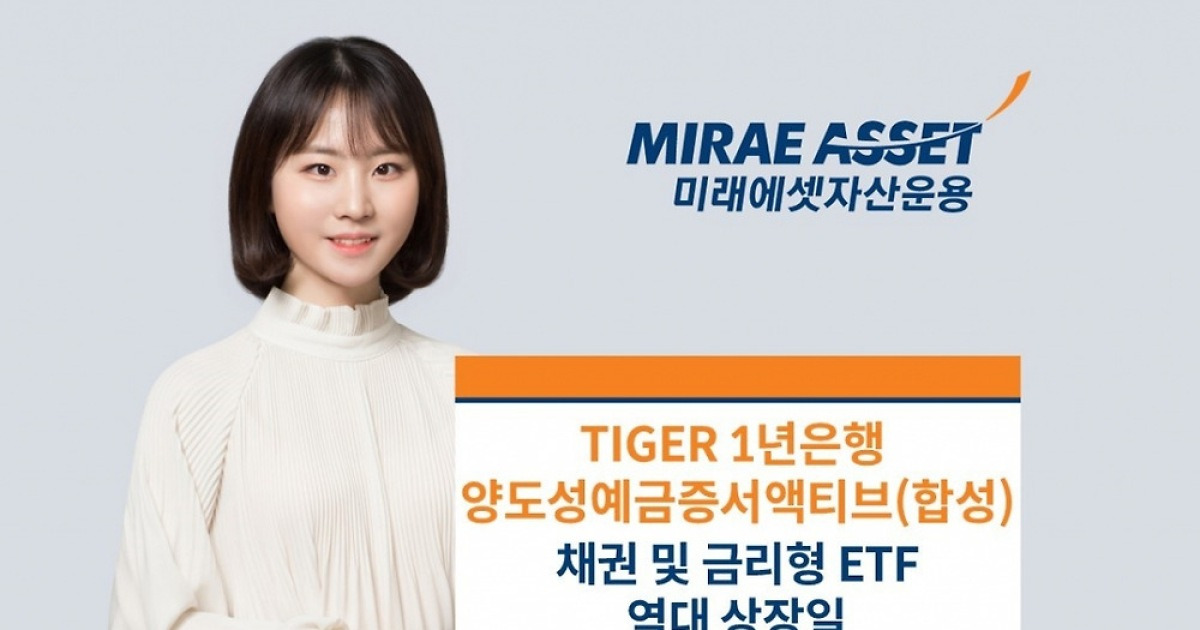 미래운용, 'CD1년물' ETF…상장 첫날 개인 순매수 역대 1위