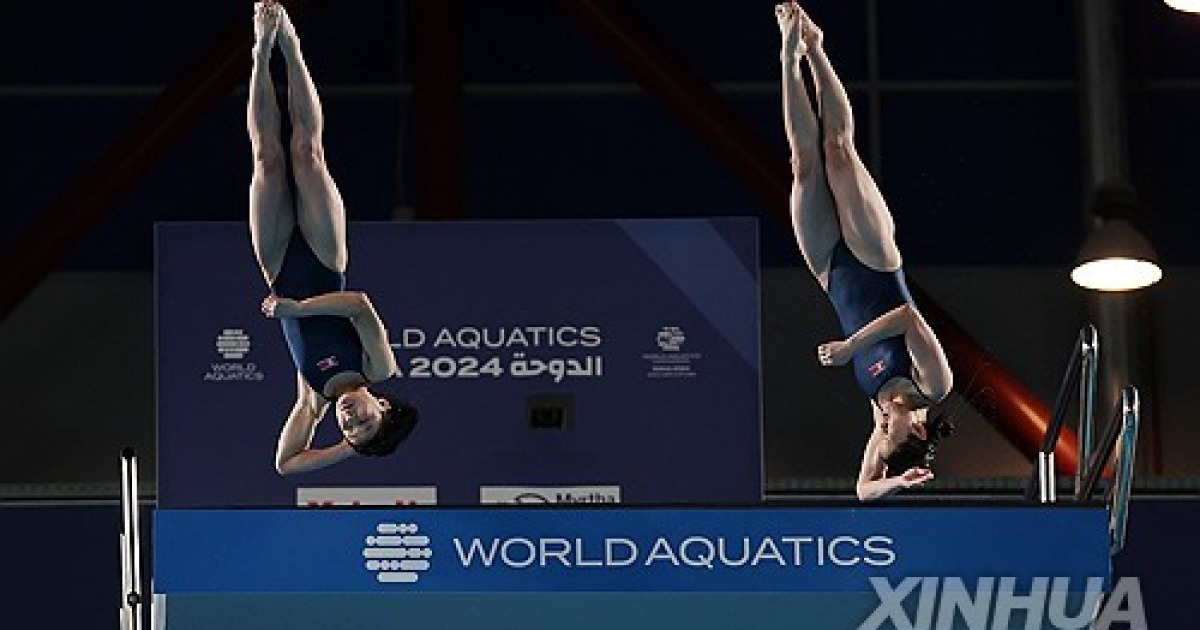(SP)QATAR-DOHA-DIVING-WORLD AQUATICS CHAMPIONSHIPS-WOMEN'S 10M SYNCHRONISED