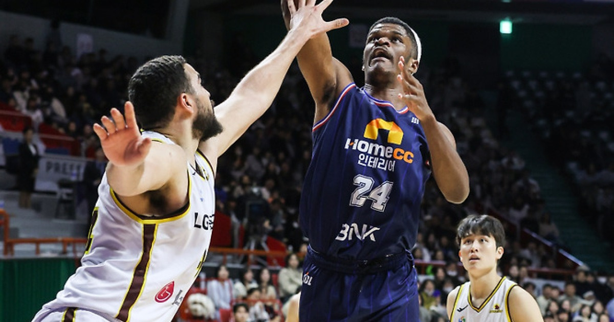 최준용 공백, 알리제가 메웠다...KCC, LG 잡고 순위 싸움 계속