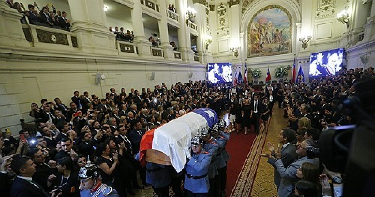 CHILE PEOPLE PINERA WAKE